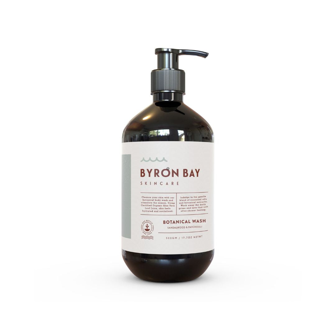 Byron Bay Skincare Botanical Wash - 100% Natural, 100% Australian